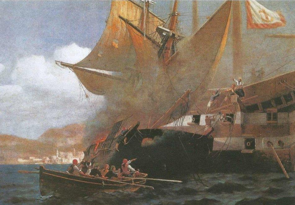 ΣΑΝ ΣΗΜΕΡΑ - 2/14 Ιουνίου 1825: Ναυμαχία της Σούδας, νίκη αλλά χωρίς ...