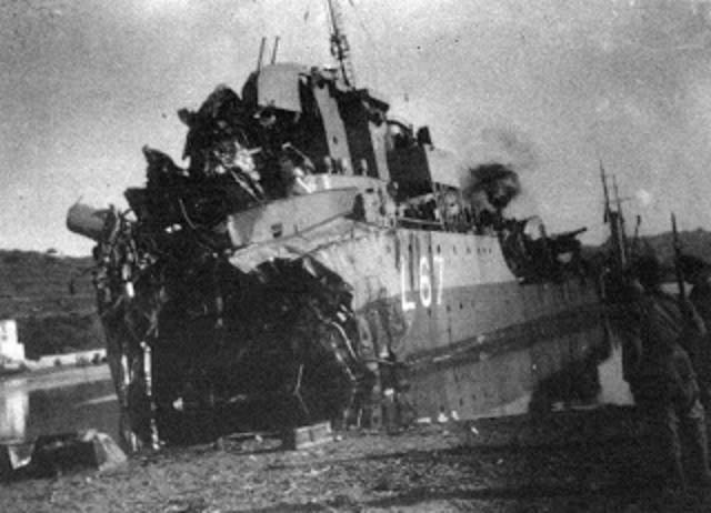 ΣΑΝ ΣΗΜΕΡΑ - 22 Οκτωβρίου 1943: "Αδρίας", το "αβύθιστο αντιτορπιλικό ...