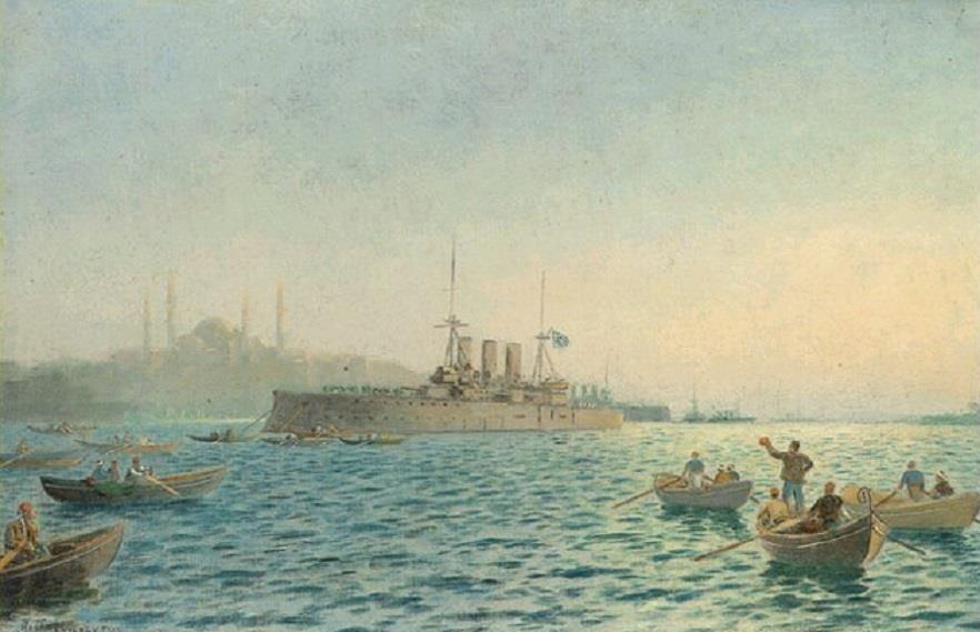 ΣΑΝ ΣΗΜΕΡΑ - 21 Ιουλίου 1920: το θωρηκτό "Αβέρωφ" στην Κωνσταντινούπολη ...