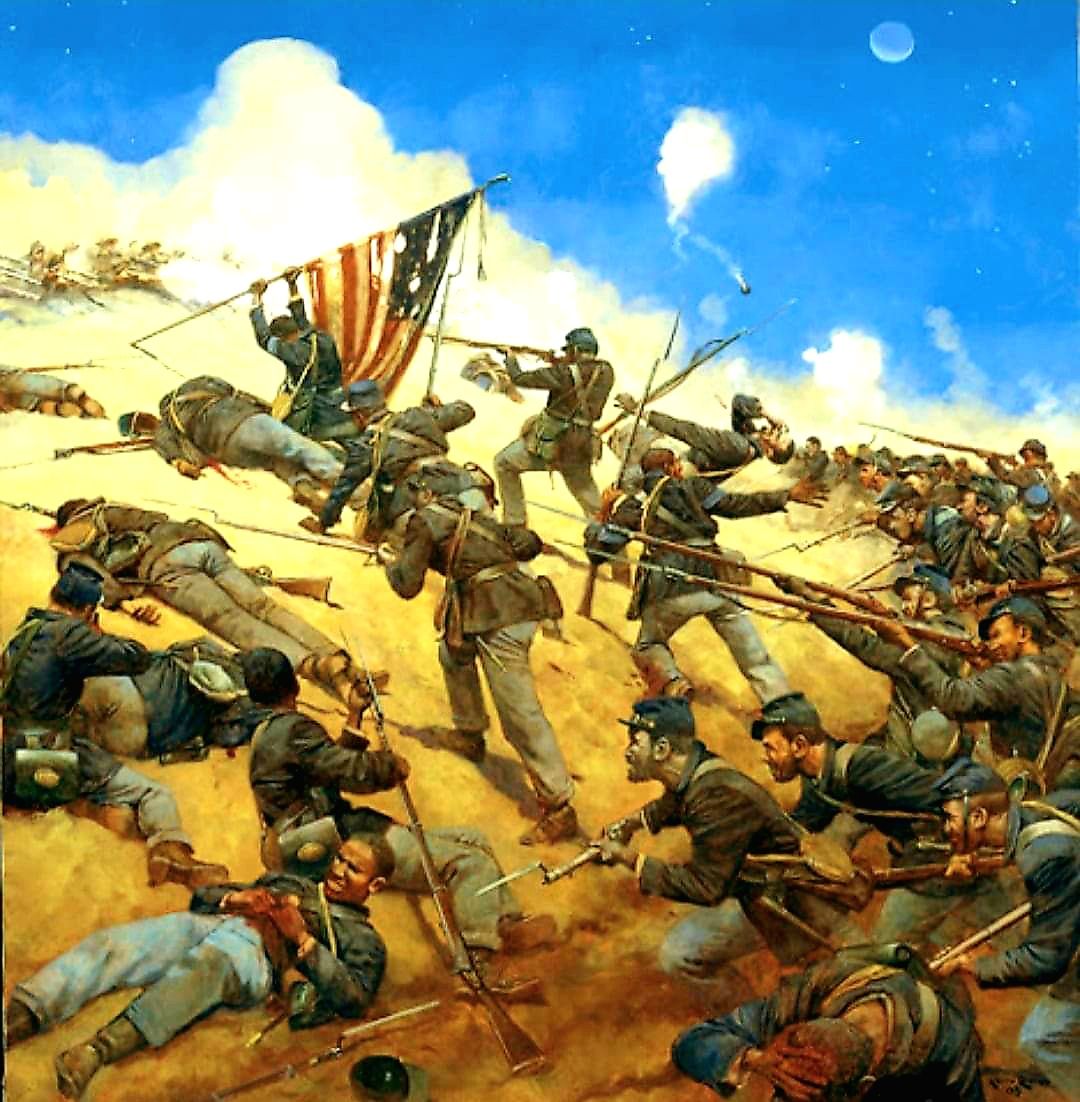 ΣΑΝ ΣΗΜΕΡΑ - 18 Ιουλίου 1863: Δεύτερη Μάχη του Φορτ Βάγκνερ, η θυσία ...