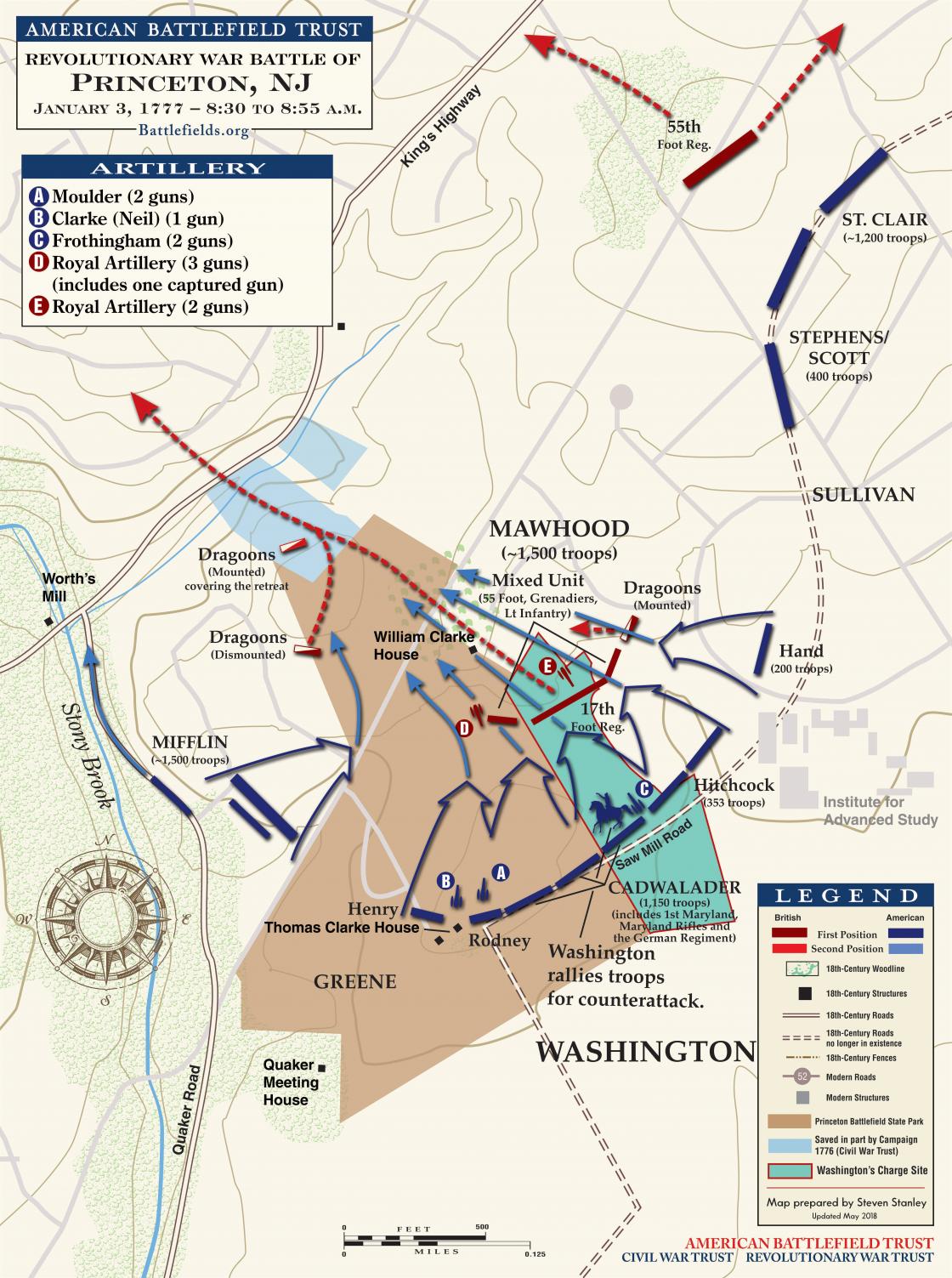 ΣΑΝ ΣΗΜΕΡΑ - 3 Ιανουαρίου 1777: Μάχη του Princeton, η παρέμβαση του ...