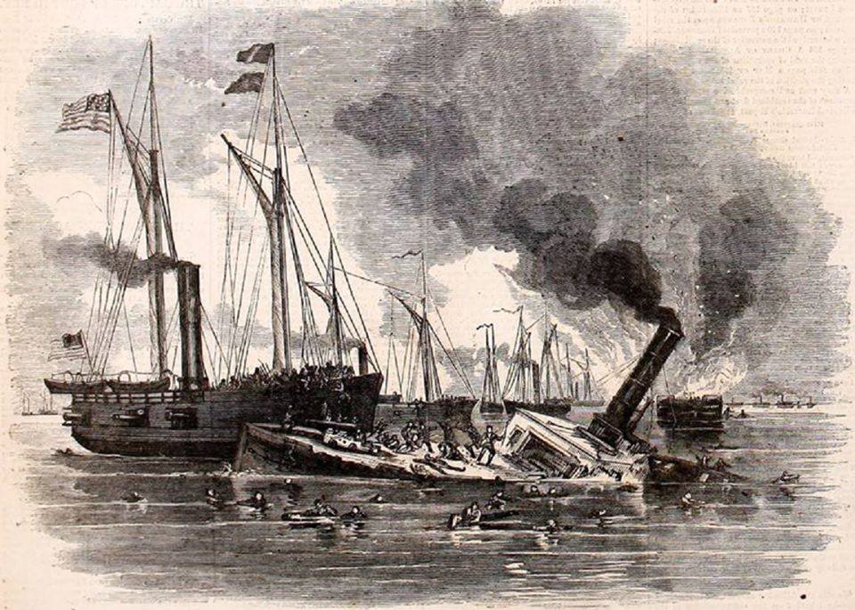 ΣΑΝ ΣΗΜΕΡΑ - 10 Φεβρουαρίου 1862: Μάχη της Elizabeth City, κανονιοφόροι ...