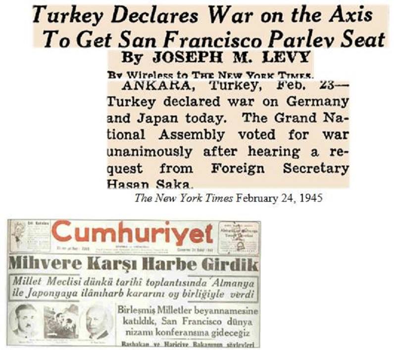 ΣΑΝ ΣΗΜΕΡΑ – 25 Φεβρουαρίου 1945: Ο "επιτήδειος ουδέτερος" κηρύσσει τον ...